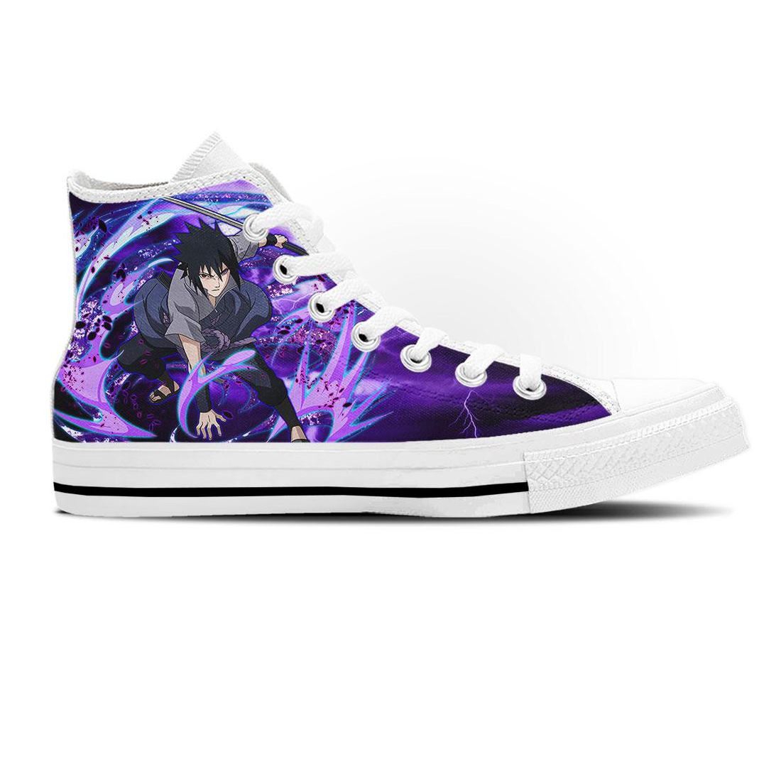 NARUTO Sasuke Uchiha Air Jordan 1 High Sneakers V4