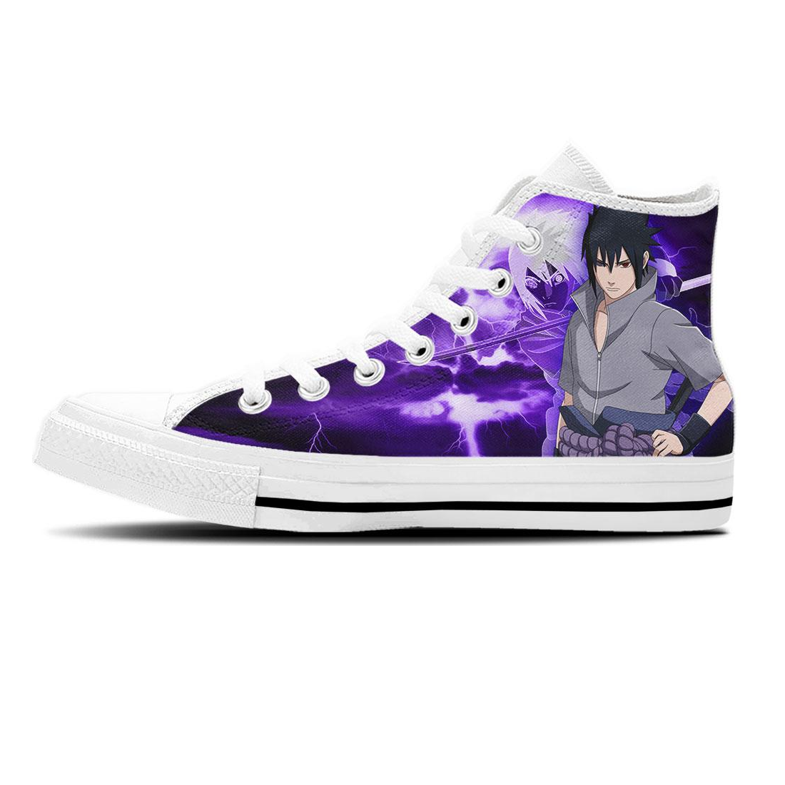 NARUTO Sasuke Uchiha Air Jordan 1 High Sneakers V4