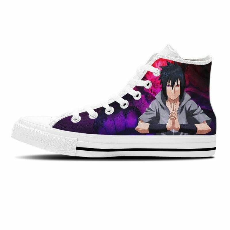 NARUTO Sasuke Uchiha Sharingan Eyes Bomber Jacket