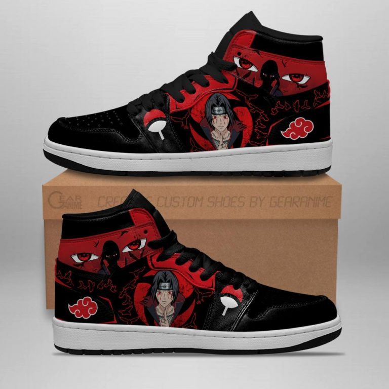 NARUTO Itachi Uchiha Jutsu Air Jordan 1 High Sneakers