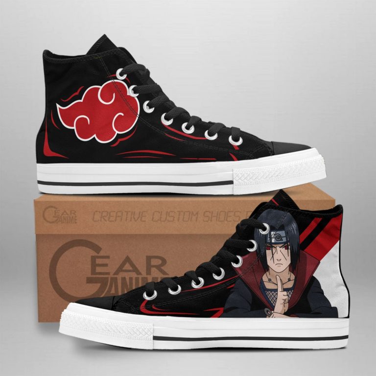 NARUTO Itachi Uchiha Slip-On Shoes V1