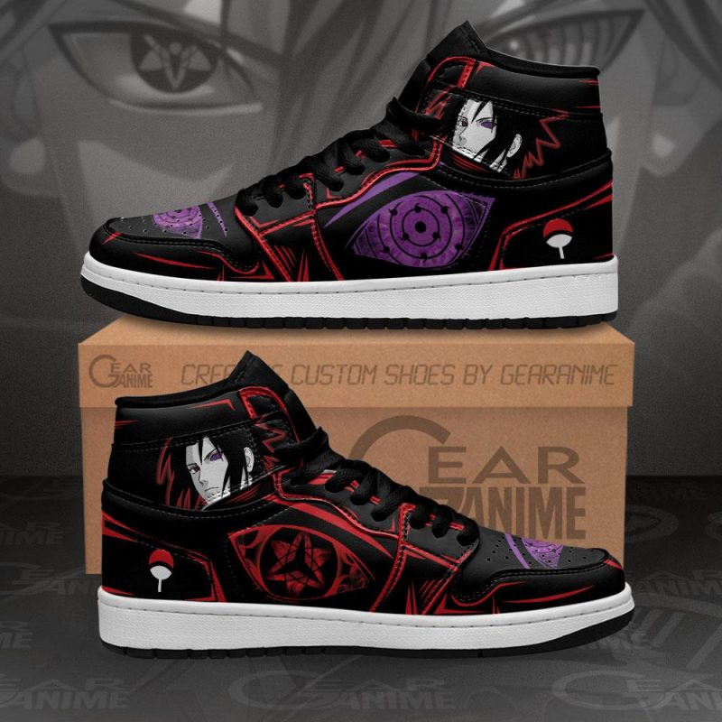 NARUTO Sasuke Uchiha Air Jordan 1 High Sneakers V3