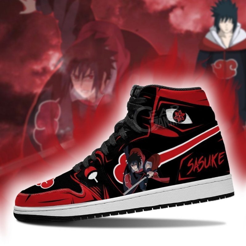 NARUTO Sasuke Uchiha Air Jordan 1 High Sneakers V5
