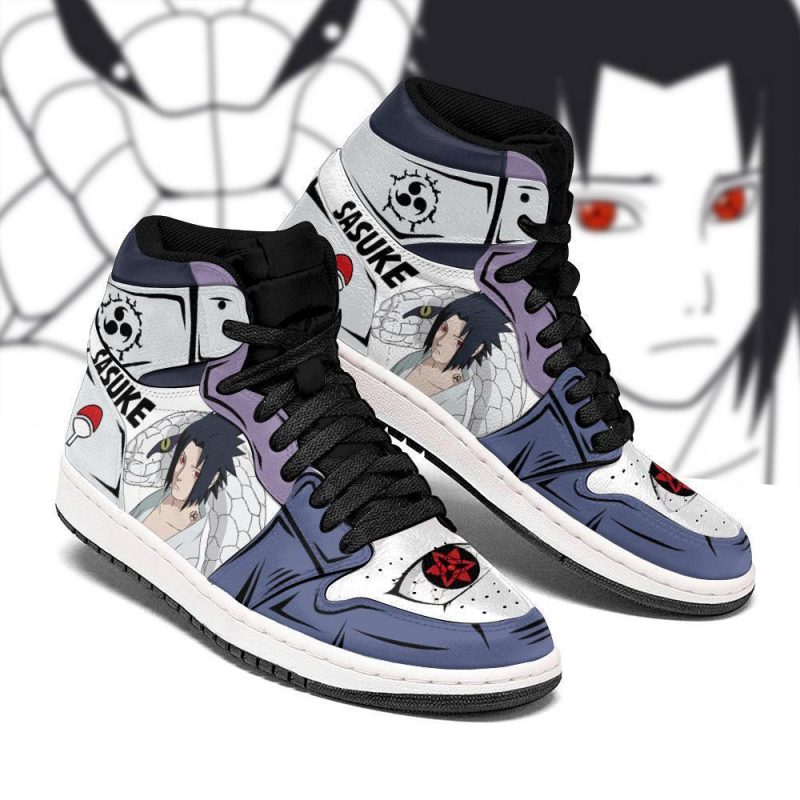 NARUTO Sasuke Uchiha Air Jordan 1 High Sneakers V6