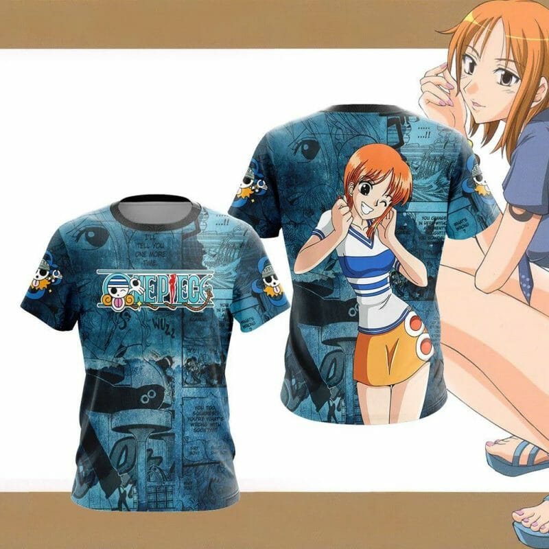 ONE PIECE Nami Blue Bomber Jacket