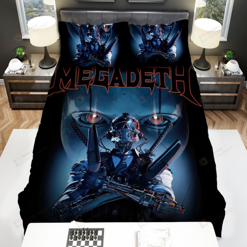 Megadeth Vic Rattlehead The Skeleton And Weapon Bedding Set