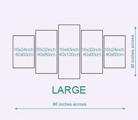 Nirvana Kurt Cobain 5 Panel Canvas