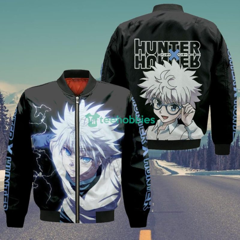 HUNTER X HUNTER Killua Zoldyck Black Bomber Jacket